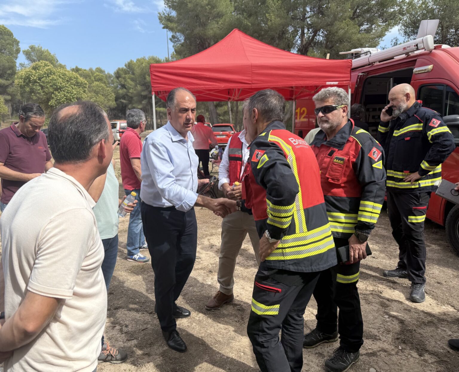 Petición a vecinos de Alcoy e Ibi por incendio forestal